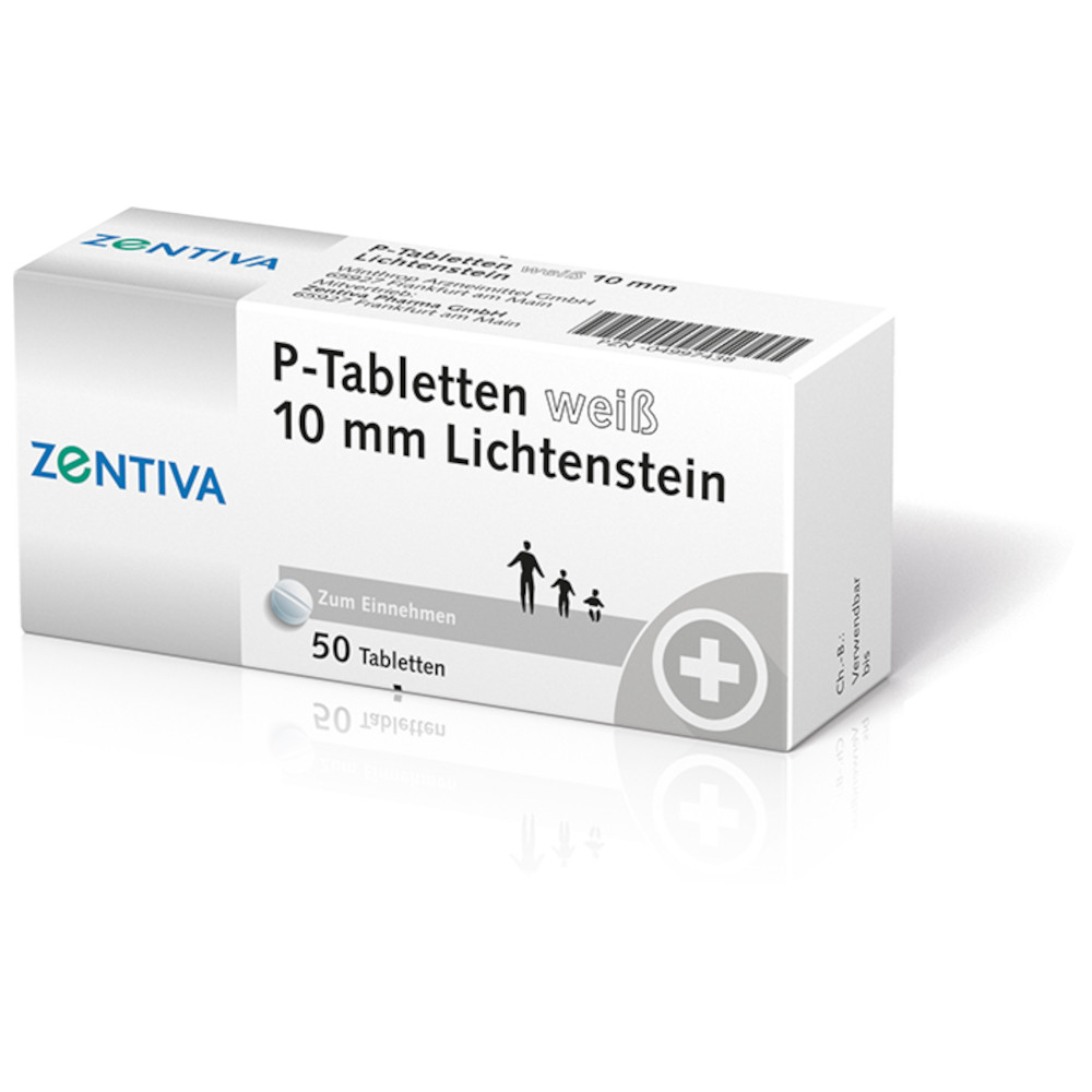 P TABLETTEN weiß 10 mm 50 St Tabletten | 04997438