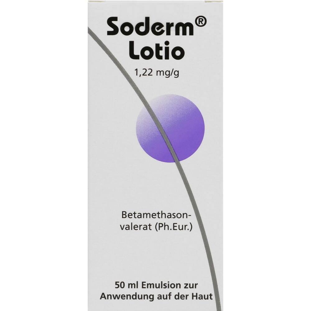 Soderm Lotio 1,22 mg/g 50 ml Emulsion mit E-Rezept bestellen
