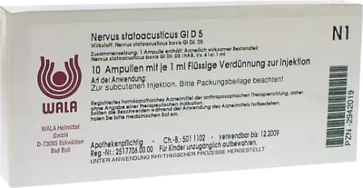 Nervus statoacusticus Gl D5 Ampullen 10X1 ml Ampullen | 02942019