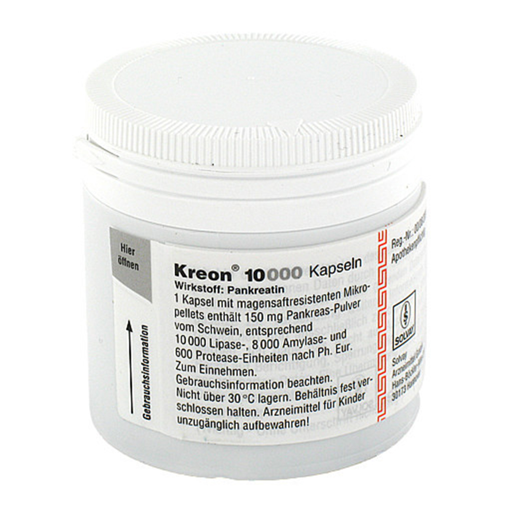 Kreon 10000 200 St Hartkapseln mit magensaftresistent überzogenen ...