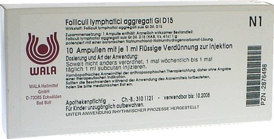 FOLLICULI LYMPHATICI aggregati GL D 15 Ampullen 10X1 ml Ampullen | 02876498