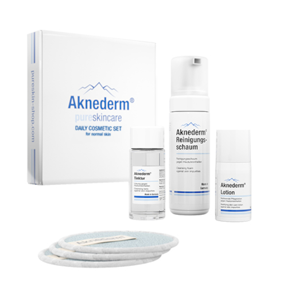 Aknederm pure skincare DAILY COSMETIC SET 1 Packung Kombipackung | 17371752